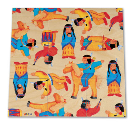 Chelona Pocket Puzzle, Die Indianer - Spielzeug Heller